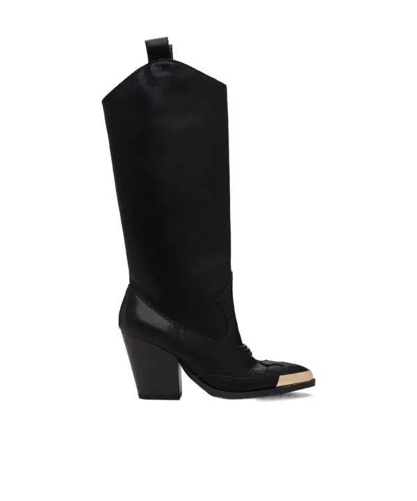 Versace Square-heeled Boots - Black