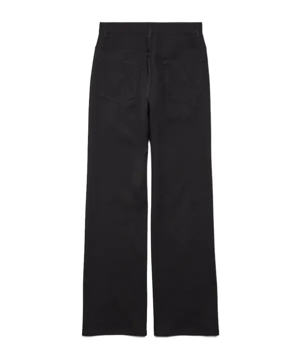 Balenciaga Straight-leg Tailored Pants - Black