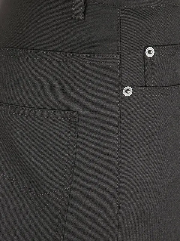 Balenciaga Straight-leg Tailored Pants - Black