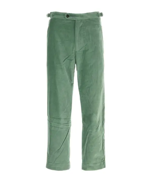 BODE Floral Trim Jeans - Sageteal