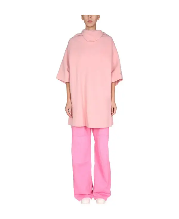 Raf Simons Serenity Wool Blend Dress - Pink