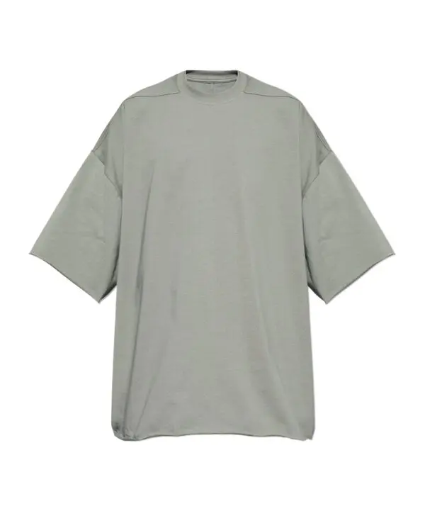 Rick Owens Oversized Crewneck T-shirt - Gray