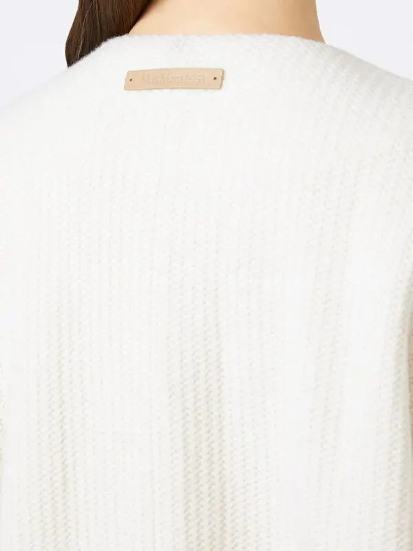 Max Mara Zip-up Knit Jacket