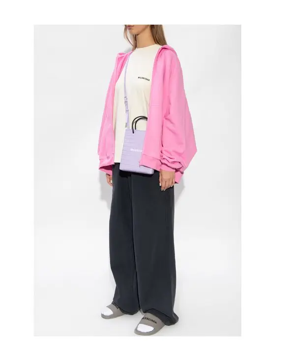 Balenciaga Wide-leg Logo Sweatpants