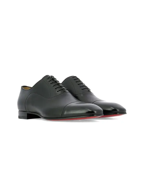 Christian Louboutin Grego Lace-Up Oxfords In Black | Editorialist