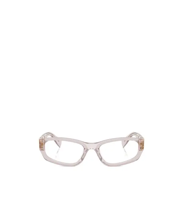 Miu Miu Geometric Frame Eyeglasses - Pink