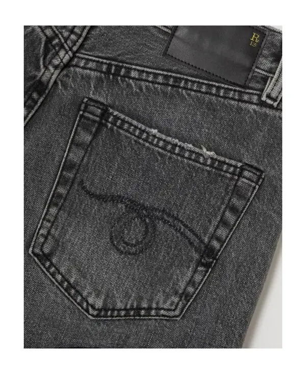 R13 Courtney Chaps Stitched Jeans