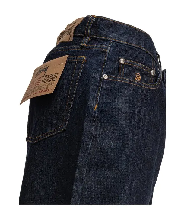 StÜssy Straight Leg Jeans - Black