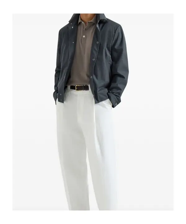 Brunello Cucinelli Lightweight Knitted Polo Shirt