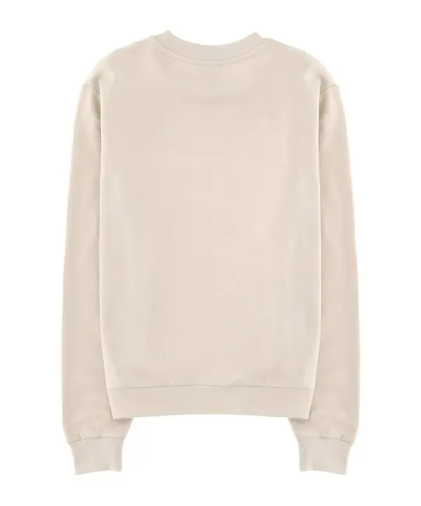 A.p.c. Crewneck Sweatshirt With Logo - Nude