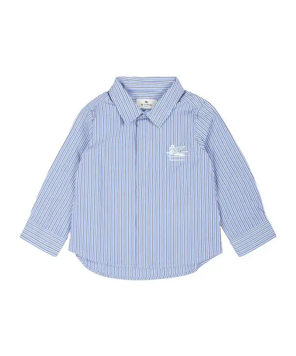 Etro Logo-embroidered Cotton Shirt