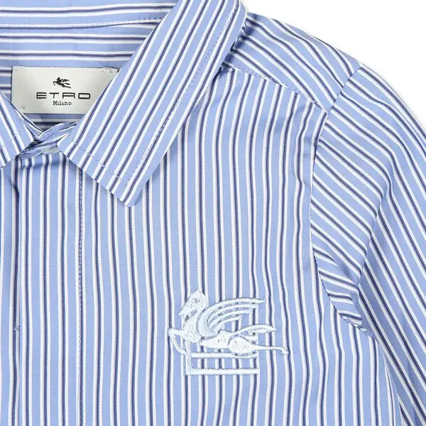 Etro Logo-embroidered Cotton Shirt