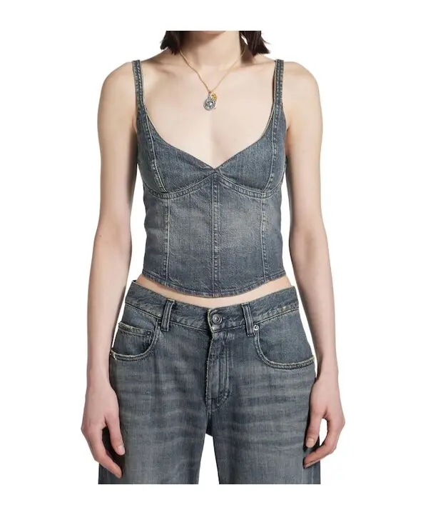 Balenciaga Sleeveless Corset Top