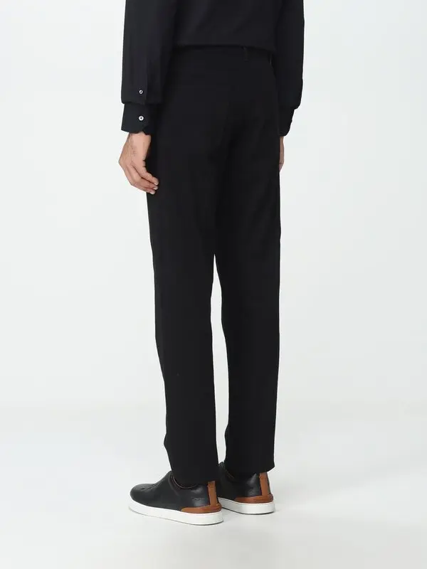 Zegna Logo Patch Casual Pants