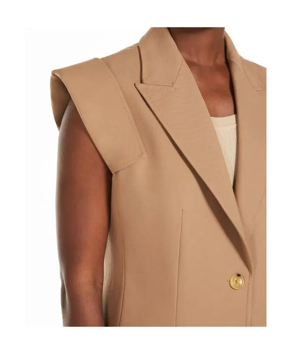 Max Mara Bergamo Single-breasted Vest