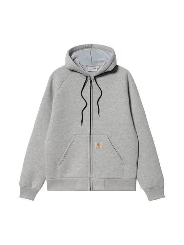 Carhartt Work In Progress Car-lux Zipped Hoodie - Gray
