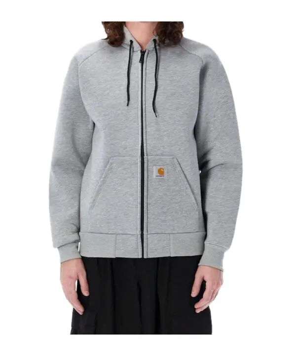 Carhartt Work In Progress Car-lux Zipped Hoodie - Gray