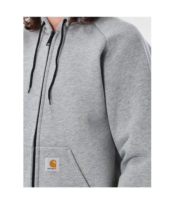 Carhartt Work In Progress Car-lux Zipped Hoodie - Gray