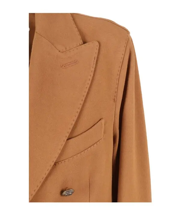 CIRCOLO 1901 Double-breasted Jacket With Button Closure - Brown