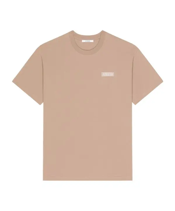 Givenchy Logo Patch Crewneck T-shirt - Light Brown