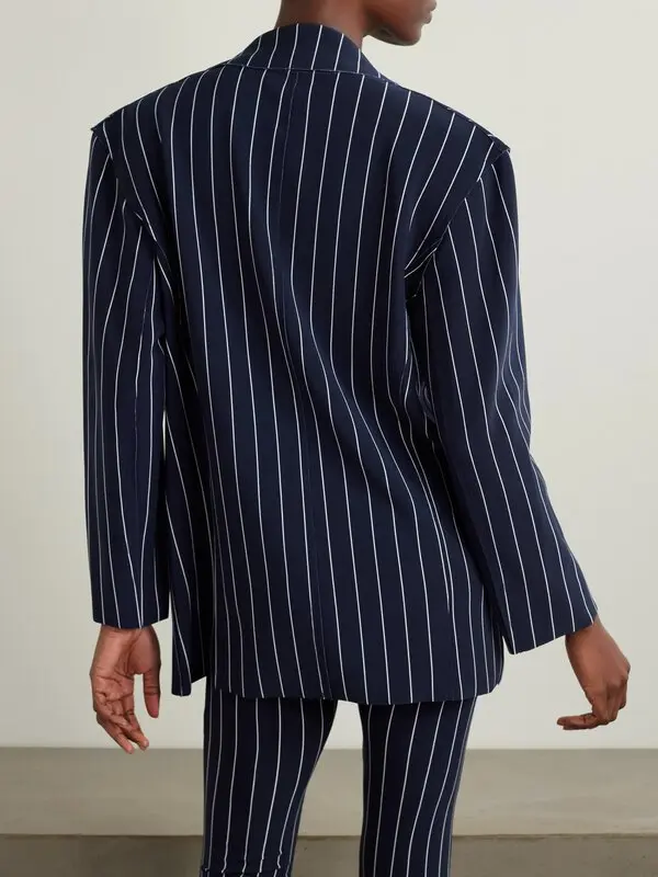Norma Kamali Striped Blazer