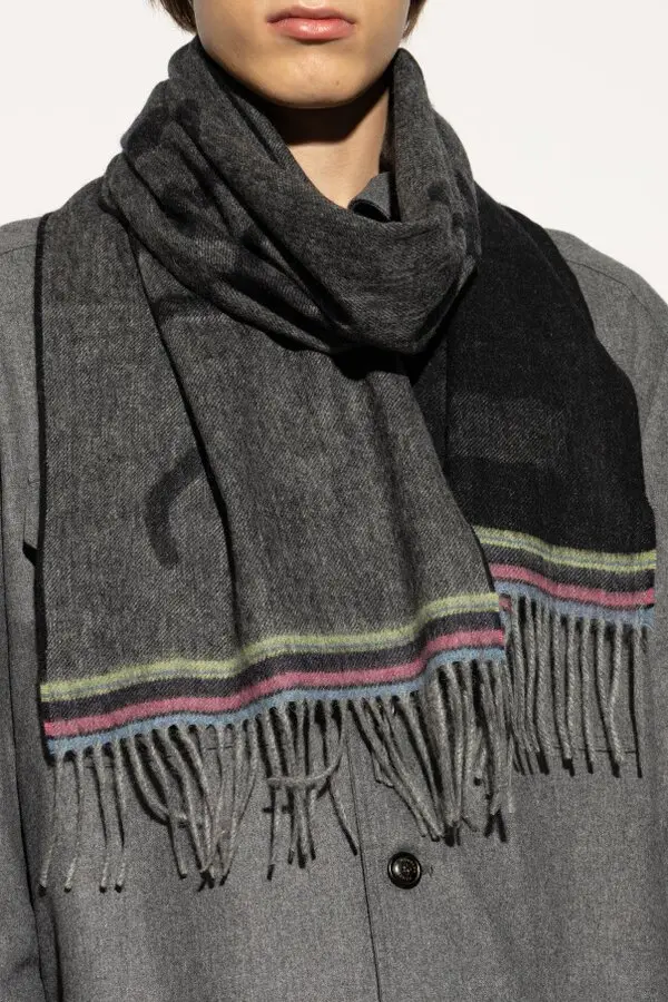 Paul Smith Logo-embroidered Scarf