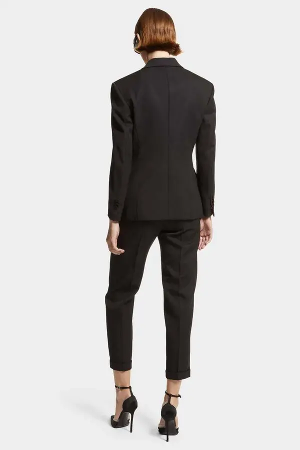 Dsquared2 Boston Double-breasted Satin Suit