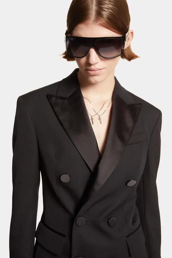 Dsquared2 Boston Double-breasted Satin Suit