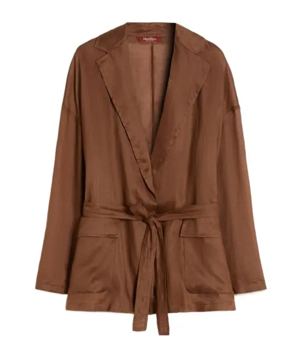 Max Mara Belted Jacket - Clay