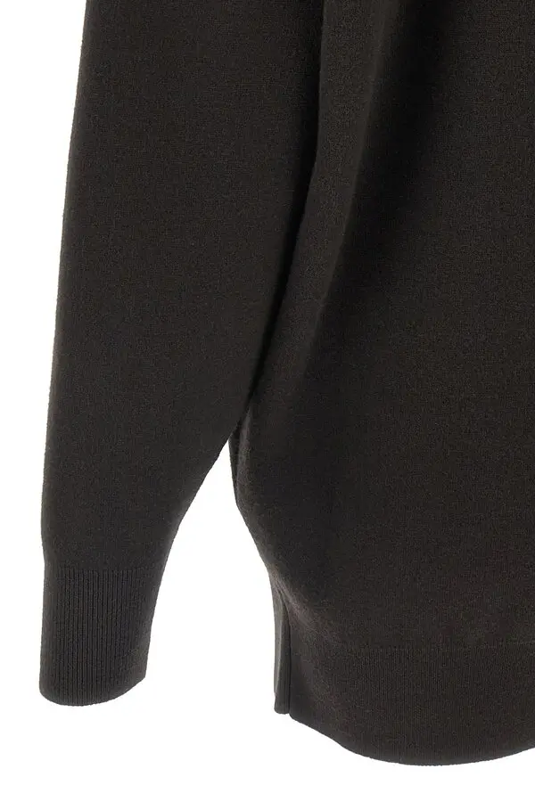 TOM FORD Sculptural Wool & Cashmere Mini Dress - Brown