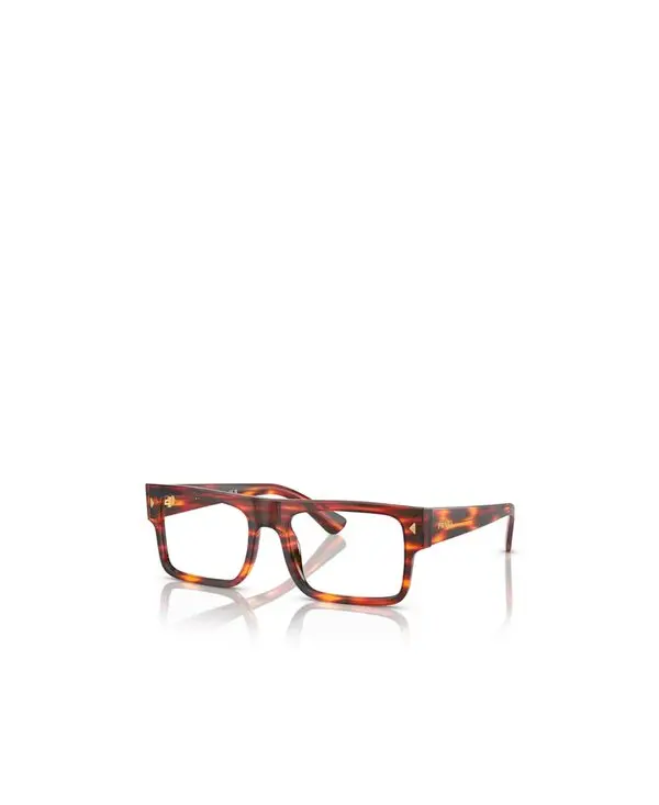Prada Rectangle Frame Eyeglasses - Brown