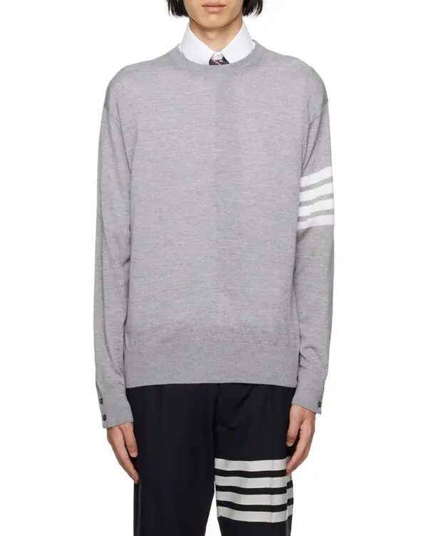 Thom Browne Four-bar Striped Pullover
