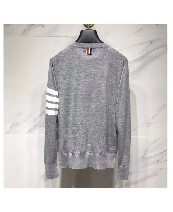 Thom Browne Four-bar Striped Pullover