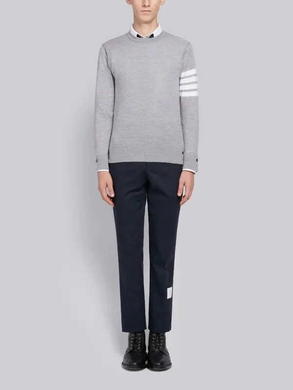 Thom Browne Four-bar Striped Pullover