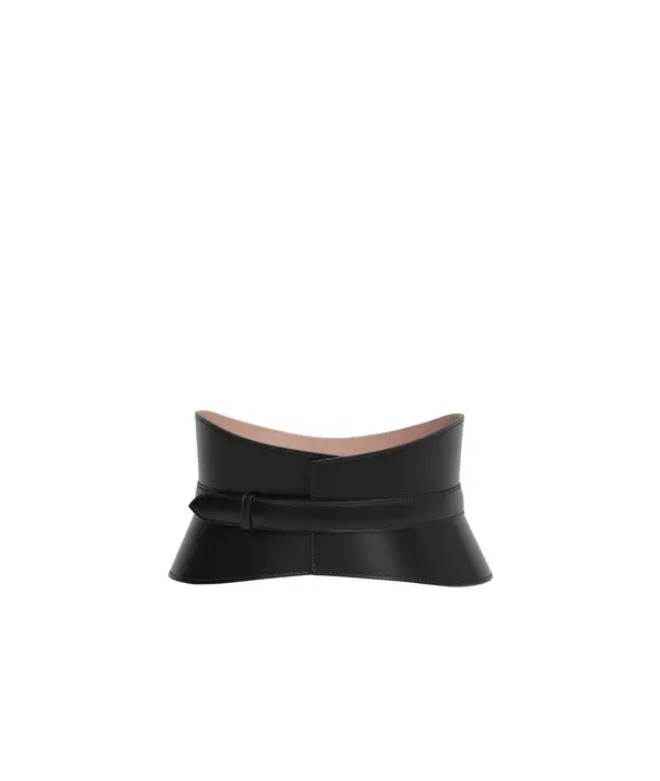 Alaïa Neo Bustier Corset Belt - Black