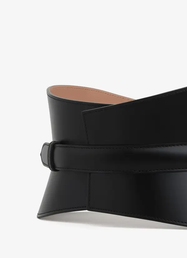Alaïa Neo Bustier Corset Belt - Black