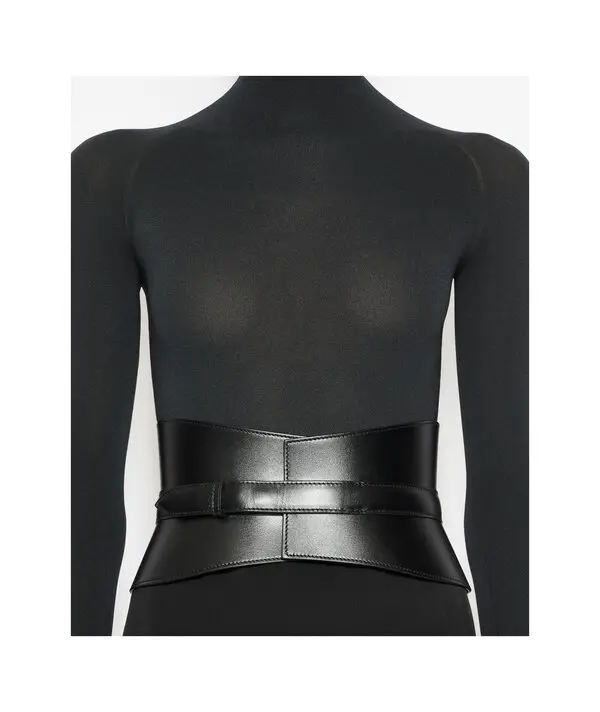 Alaïa Neo Bustier Corset Belt - Black
