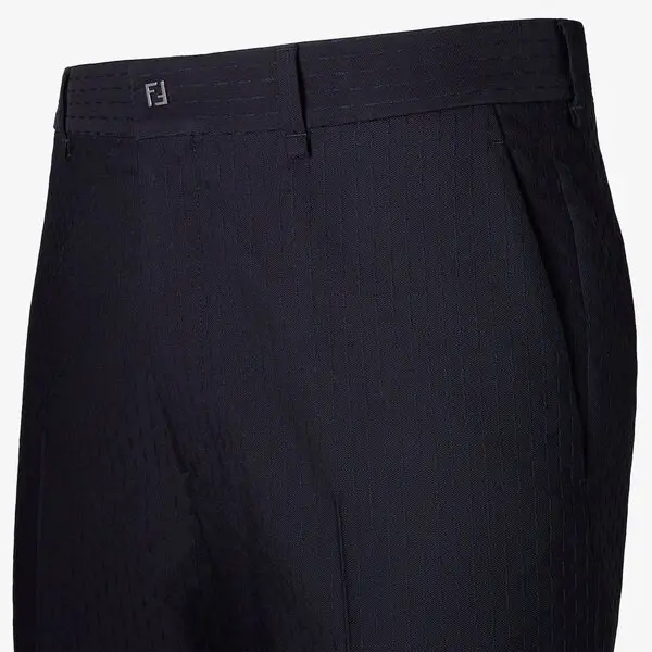 Fendi Tailored Patterned Trousers