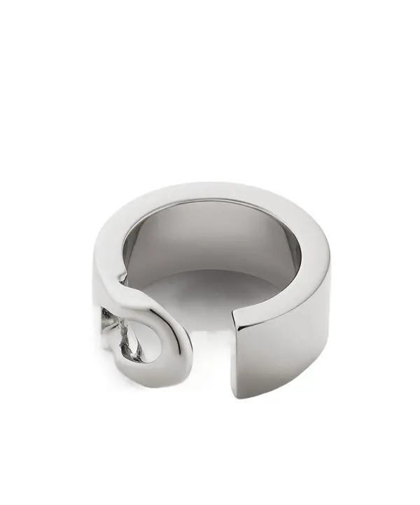 MAISON MARGIELA Brass Cuff Ring With Numerical Engraving