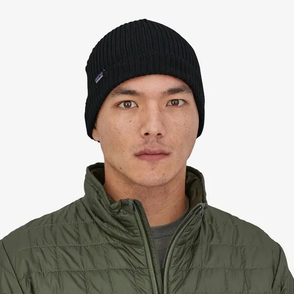 Patagonia Ribbed Logo Beanie