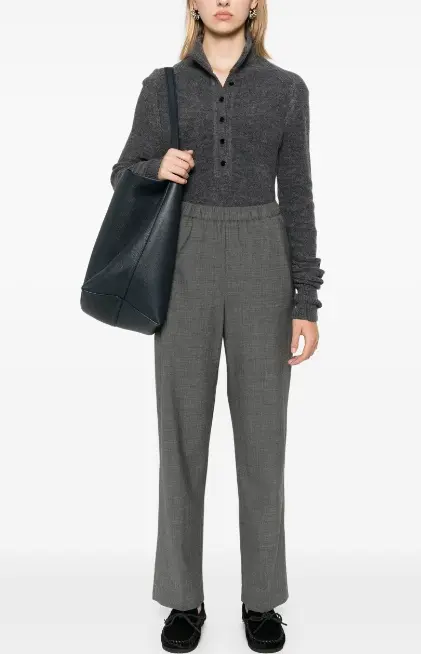 Fabiana Filippi Elastic Waist Casual Pants