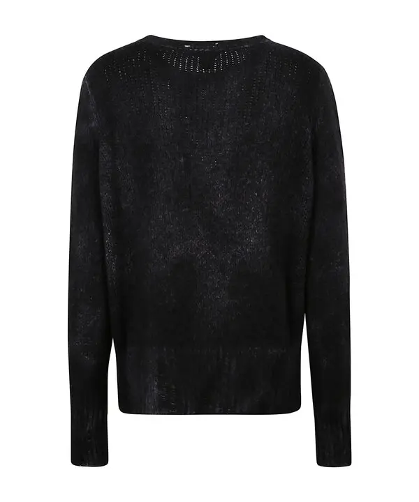 Avant Toi Crew Neck Sweater - Black