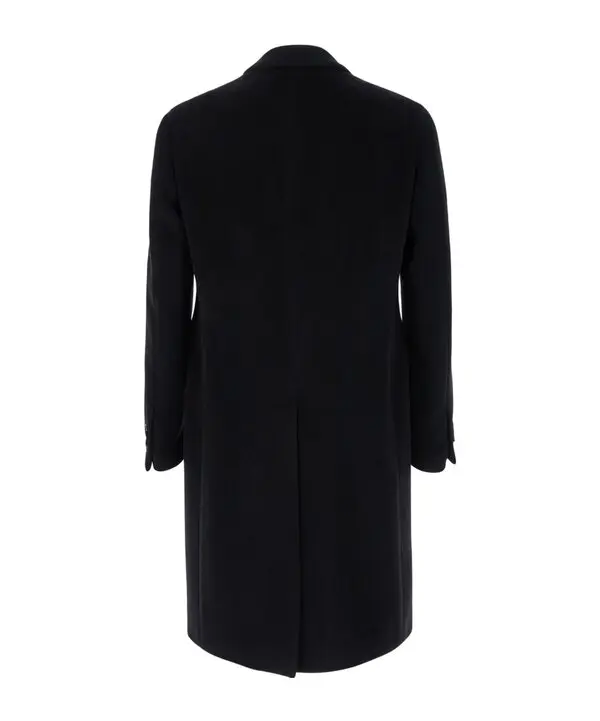 LARDINI Virgin Wool Coat - Black