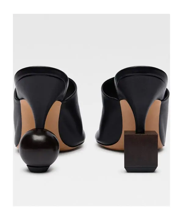 Jacquemus Bisou Slip-on Mules - Black