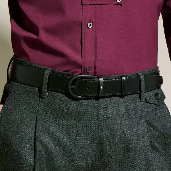 Montblanc Horseshoe Buckled Belt
