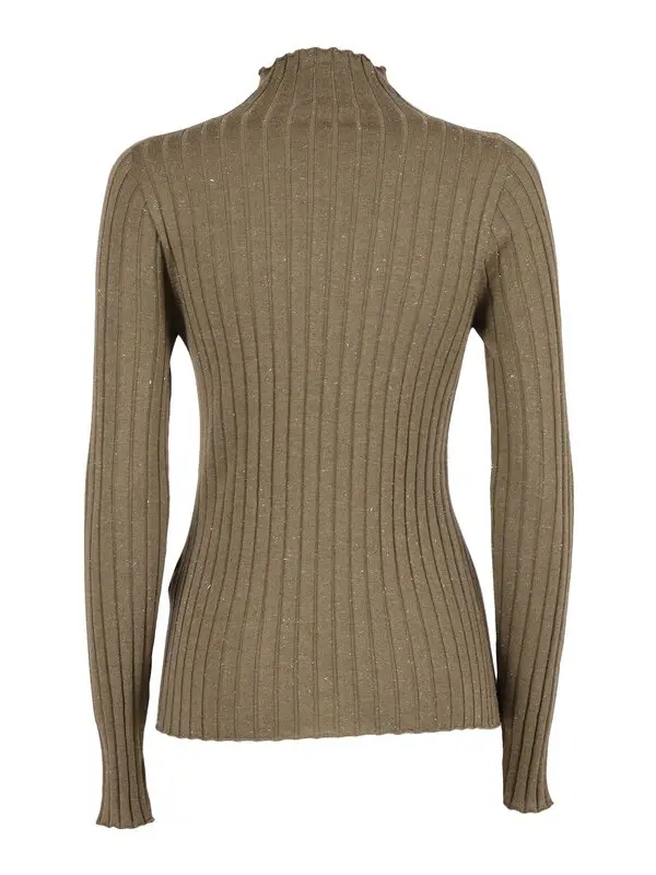 Peserico Long-sleeved Glitter Detail Pullover
