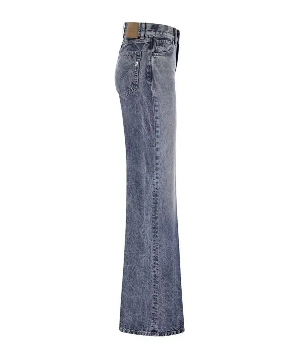 DONDUP Wide Leg Jeans - Blue