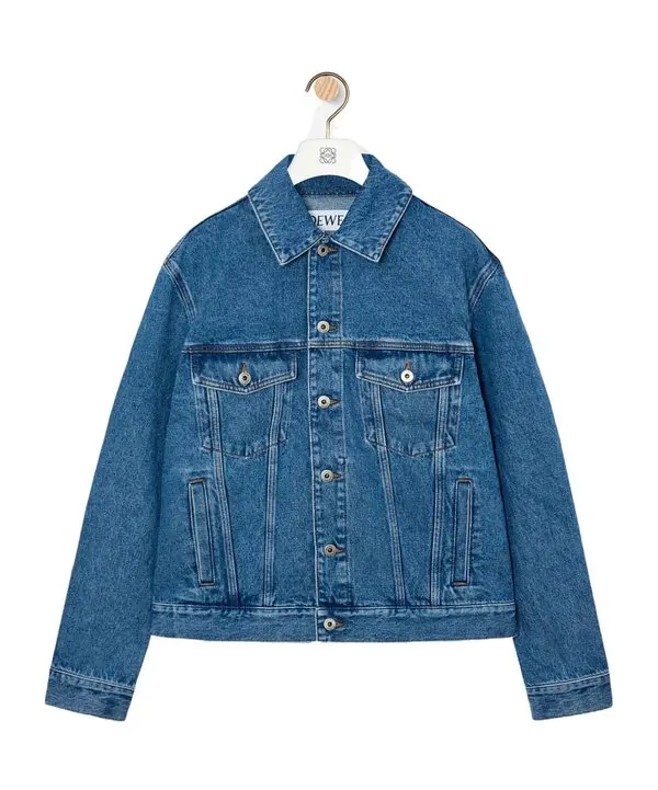 Loewe Anagram Denim Jacket - Cowboy Blue