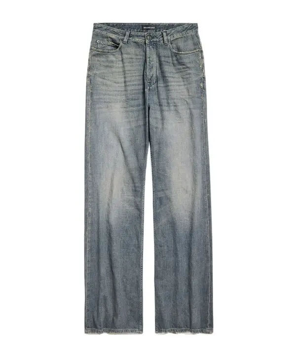 Balenciaga Low Crotch Jeans - Blue