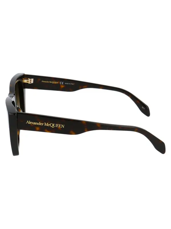 Alexander McQueen Cat Eye Frame Sunglasses - Brown